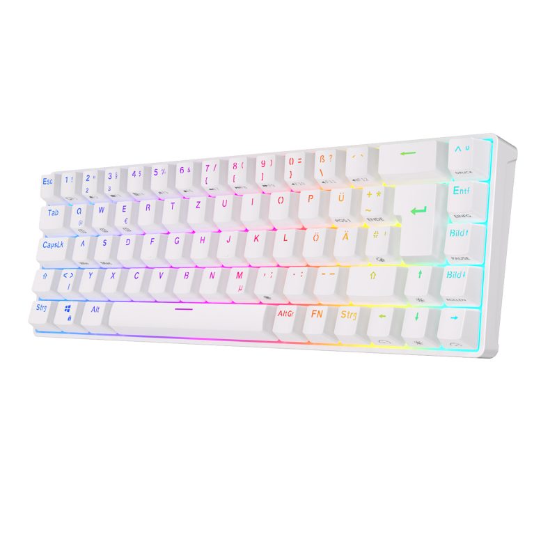 RK68 | Royal Kludge Board mit deutschem ISO Layout | 65% RK68 ISO de ...